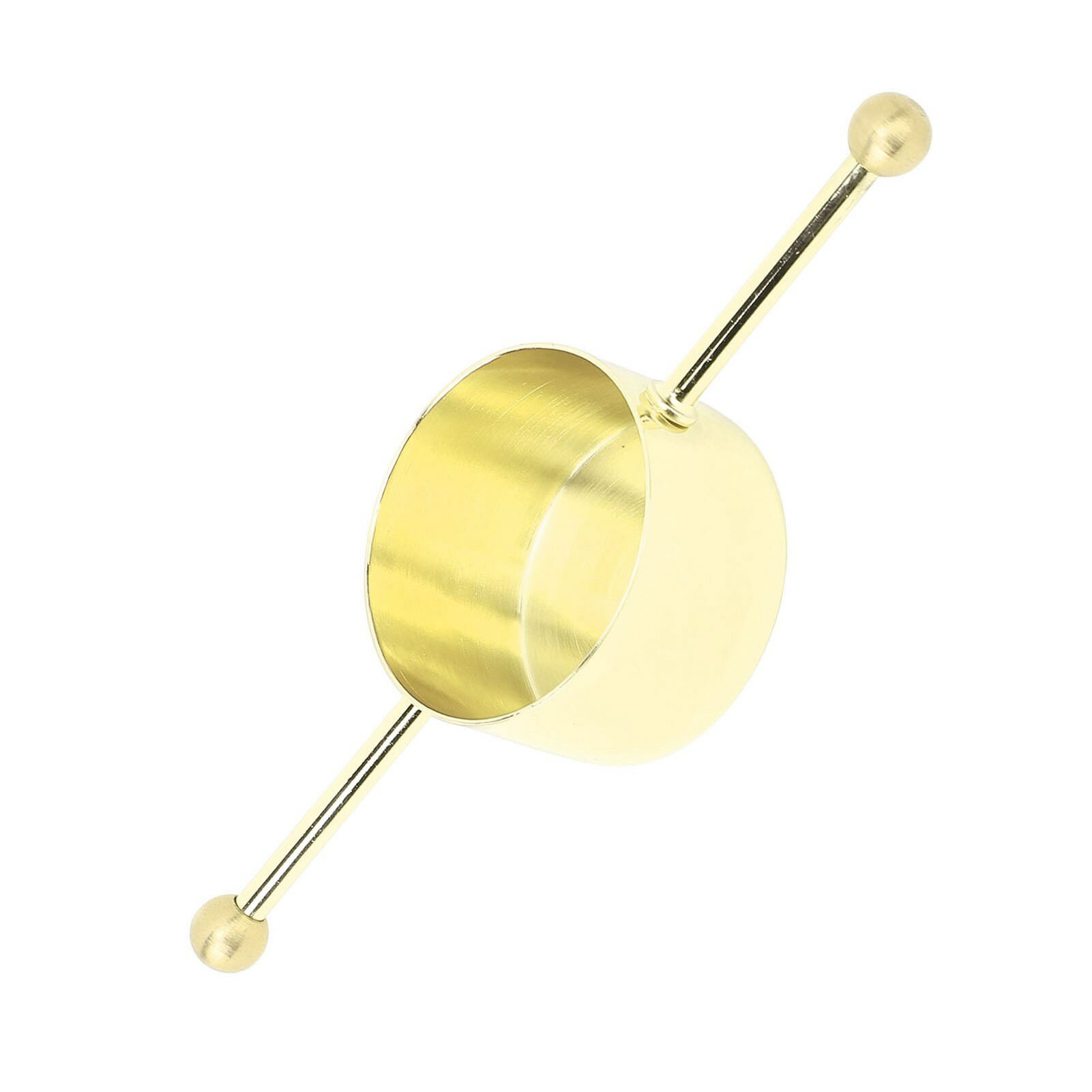 Мерный стакан для бармена, 30 мл, точный контроль, двойной шарик из нержавеющей стали для бара, позолоченный