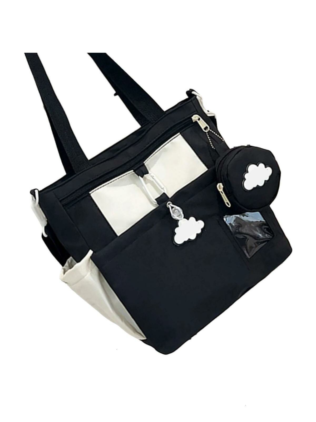 Рюкзак Itabag Кошелек Прозрачная сумка через плечо Прозрачная школьная сумка Рюкзак 3 Способа Рюкзак большой емкости для женщин девочек