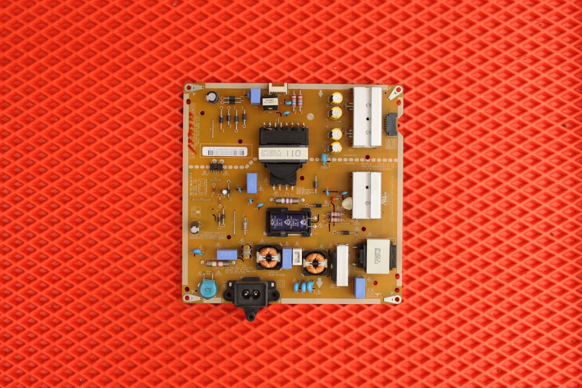Блок питания (PSU) EAX66883501 (1.5) для телевизора LG 43UH603V-SJ3 в надёжной упаковке