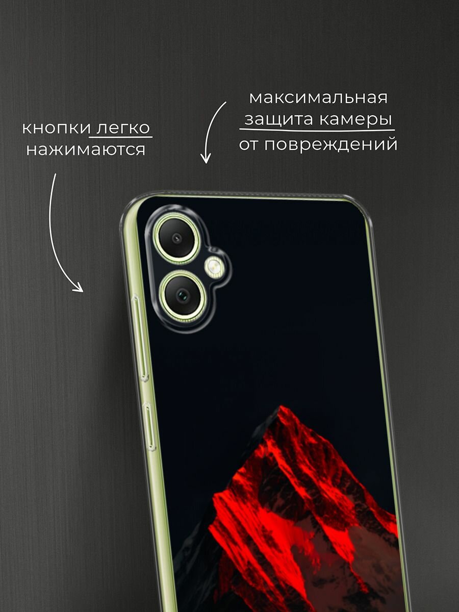 Чехол на Samsung Galaxy A05 / Самсунг Галакси A05 с принтом Красная гора — фото 1