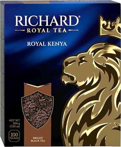 Чай черный RICHARD Royal Kenya Кенийский байховый, 100пак x 3 упаковки