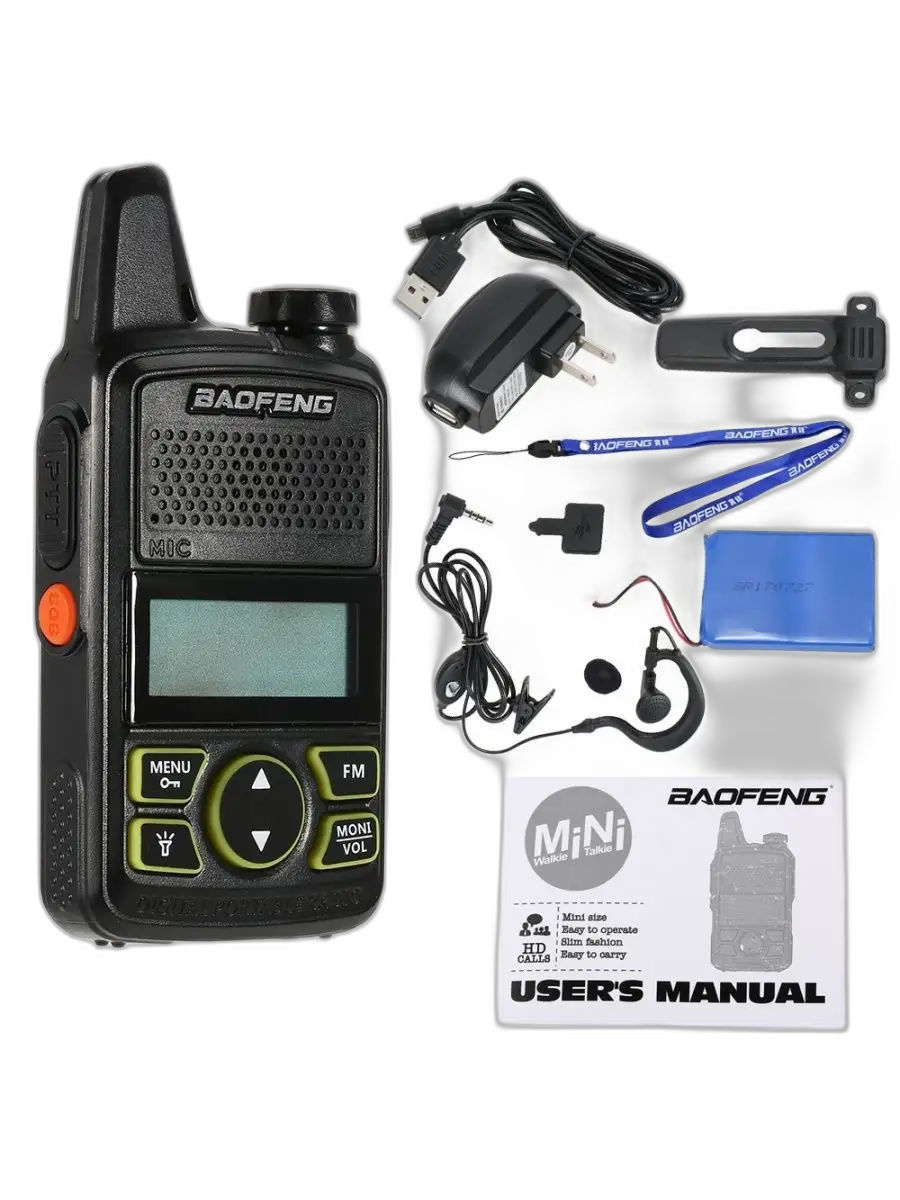 Радиостанция BF-T1 для охоты рыбалки