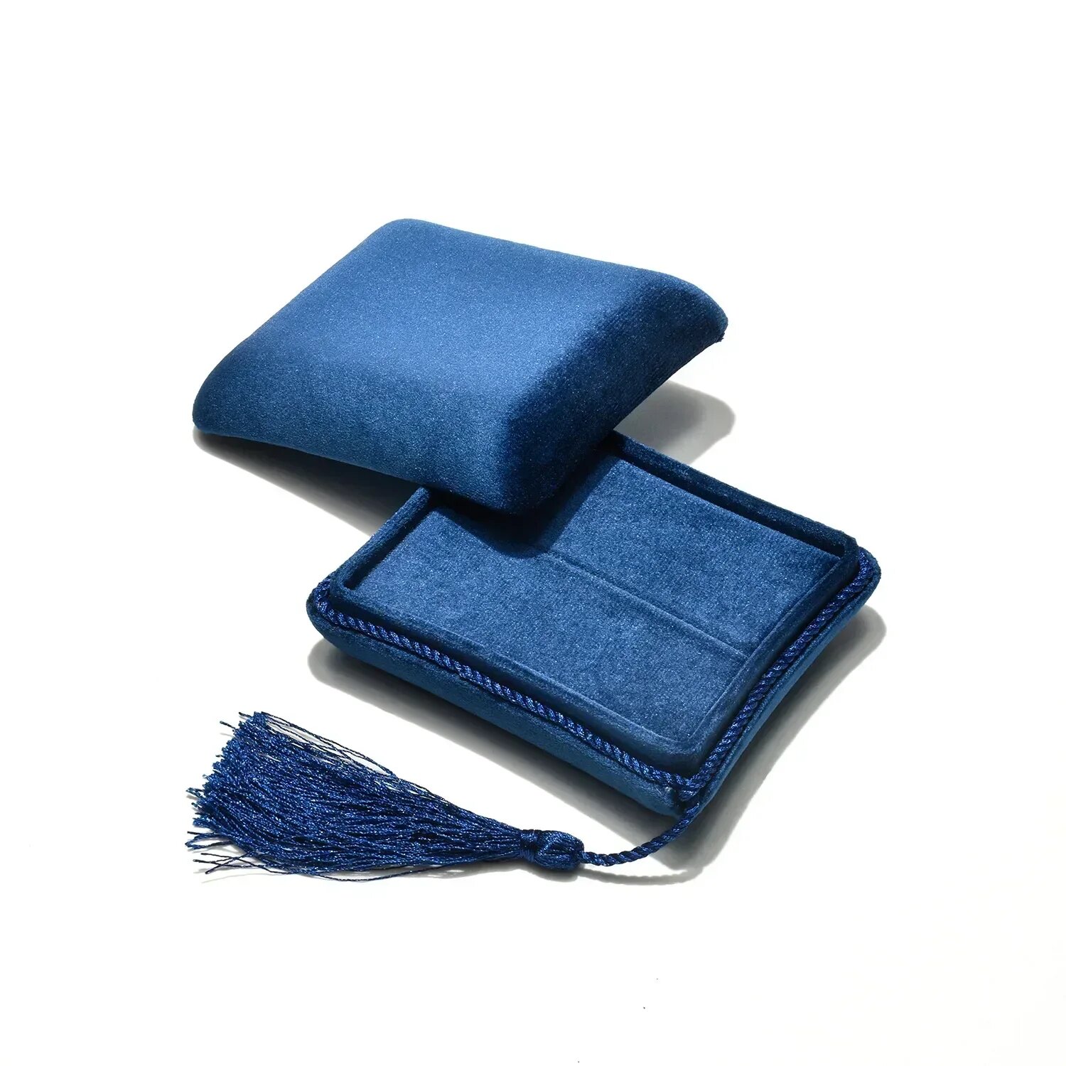 Бархатная шкатулка для украшений Baby.Xin Синий, G119