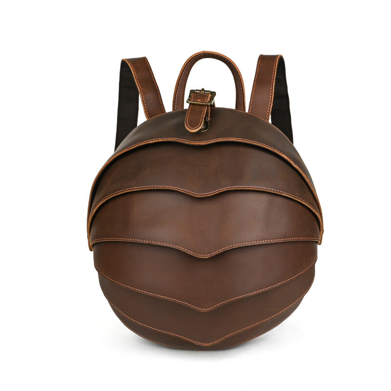 Crazy Horse кожа мужская кожаная сумка на плечо Beetle большой вместимости голова кожа кожаный дорожный рюкзак,1.5, false,