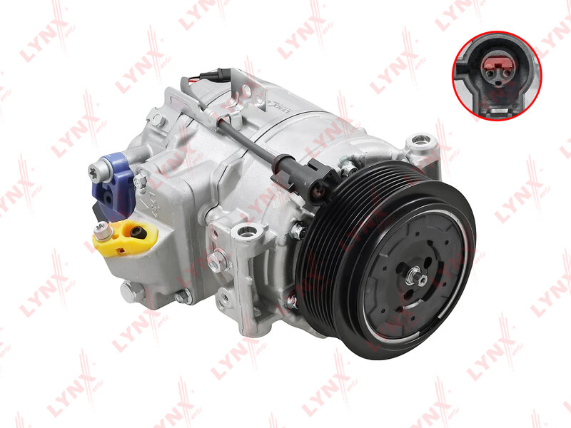 Компрессор кондиционера LYNXauto RA-4049. Для: LAND ROVER Discovery III 2.7D 04> / Range Rover Sport I 2.7D 05>