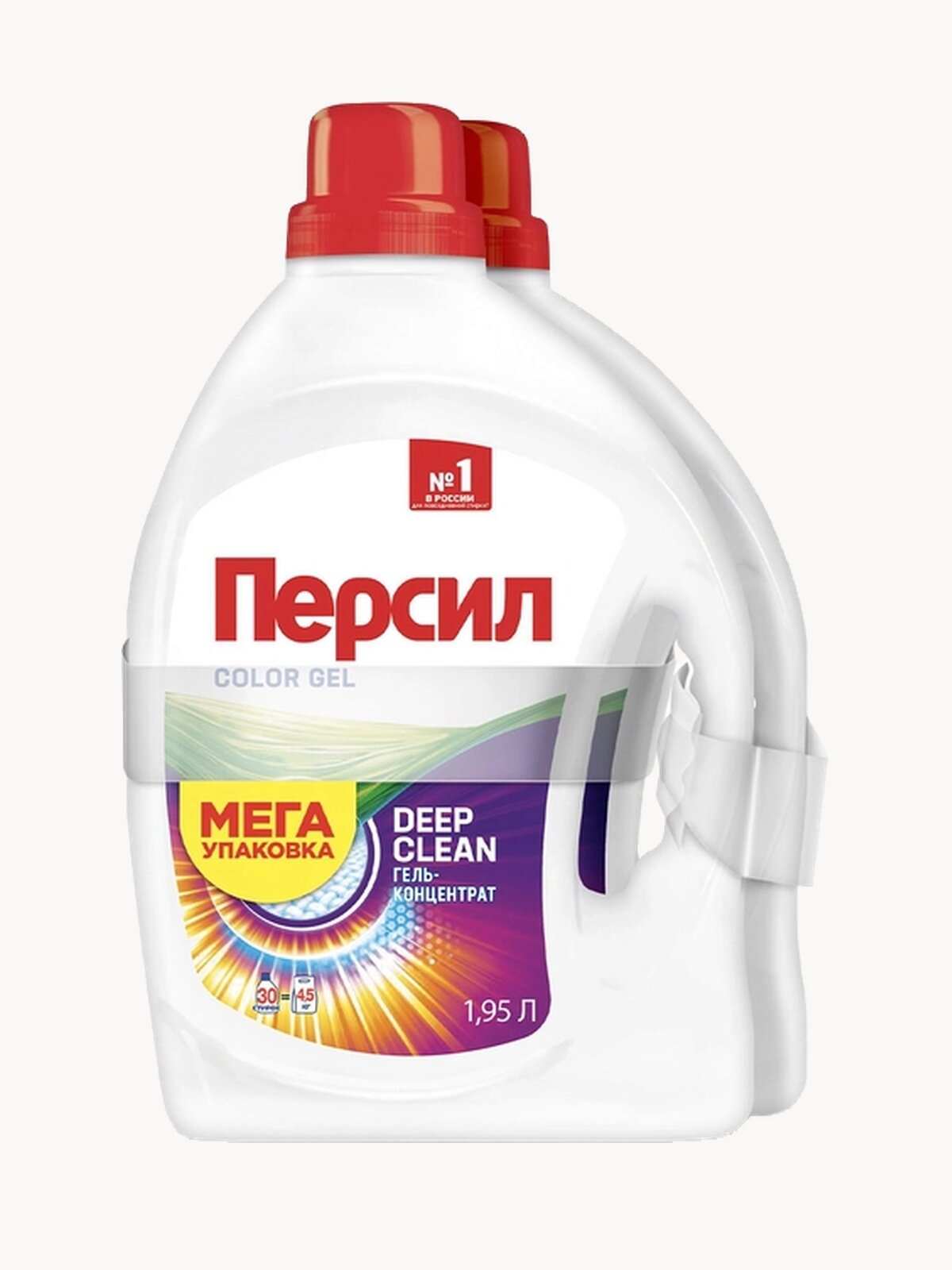 Гель для стирки Persil Color Deep Clean Technology 2х1.95 л бутылка 60ст