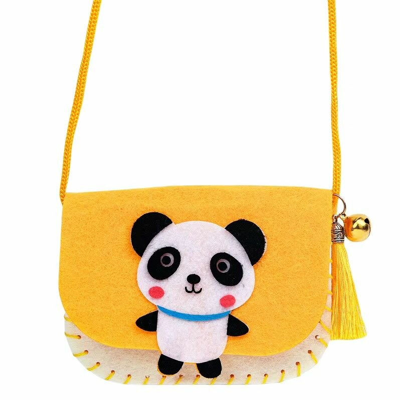 Набор для шитья детской фетровой сумочки, творческий набор для рукоделия и развития мелкой моторики, подарок девочке от 3 лет