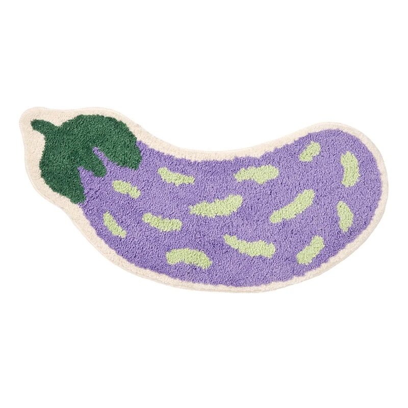 Коврик в ванную Eggplant, сиреневый, 80x40 см