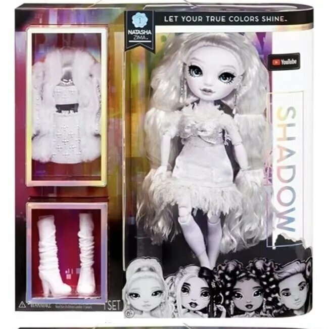 Rainbow high Старшая сестра rainbow shadow, черно-белая тень из серии кукол