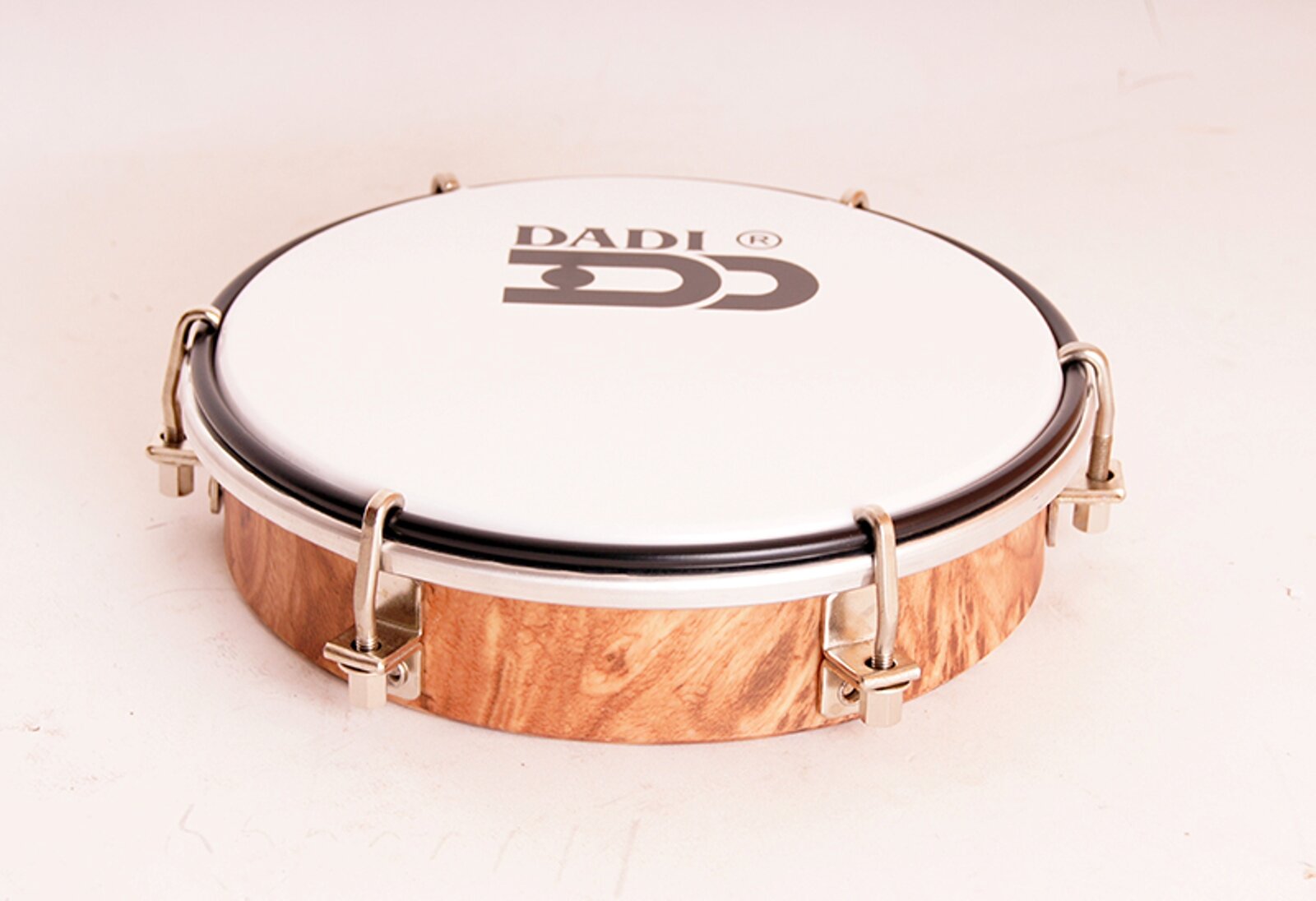 HD06-PWкруглый тамбурин (бубен) диаметром 6", материал мембраны: пластик, Dadi
