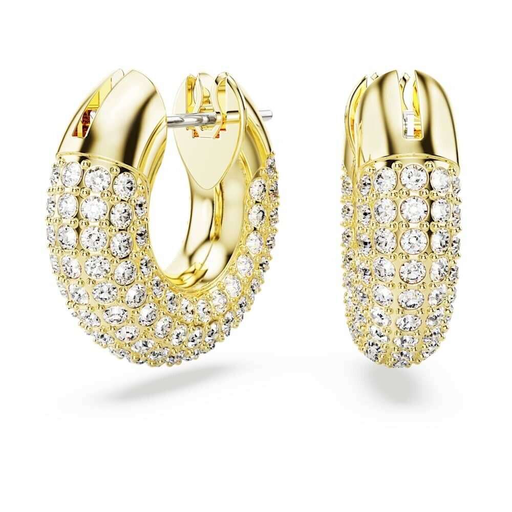 Серьги конго, кристаллы Swarovski