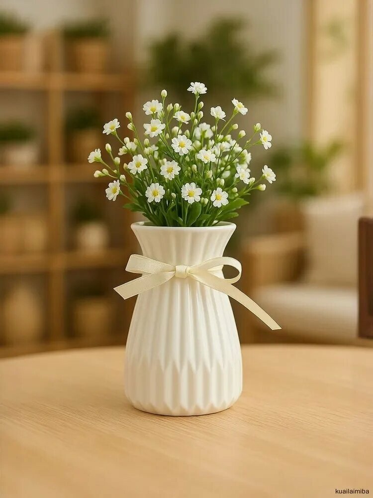 Ваза "Жюстин", 25 см , Керамика, Фаянс, 1 шт