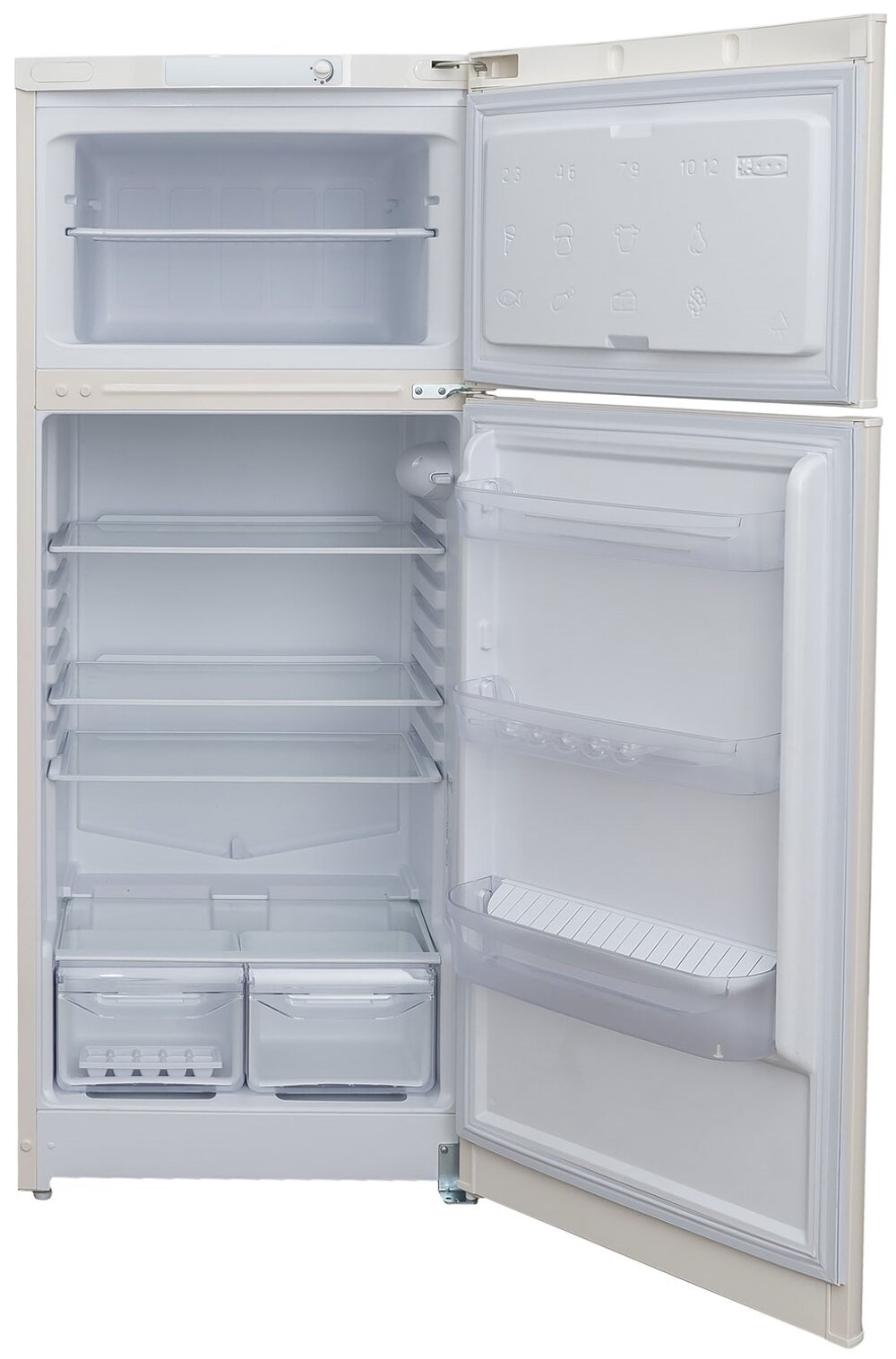 Холодильник STINOL TS 145, двухкамерный, морозильная камера сверху, белый