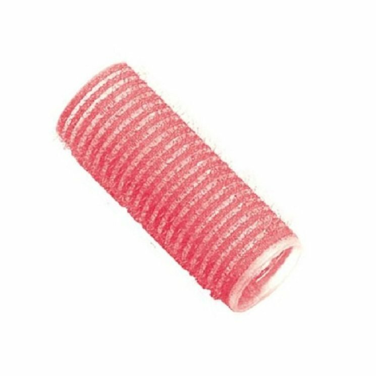 Бигуди EUROSTIL 00011 , для волос на липучке , 24 мм, розовые, 6 штук