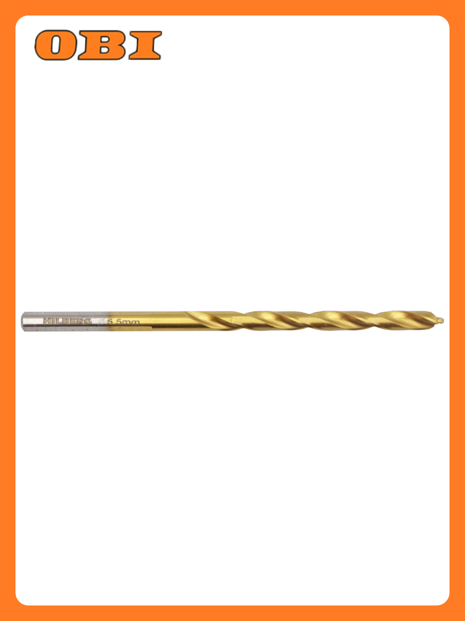 Сверло по металлу 5.5*93(57) мм HILBERG Cobalt 5% TOP, CO055