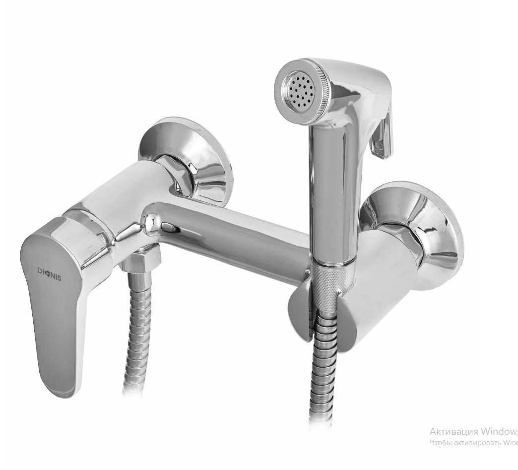 Смеситель с гигиеническим душем Dionis DUB18-302, для биде, хром