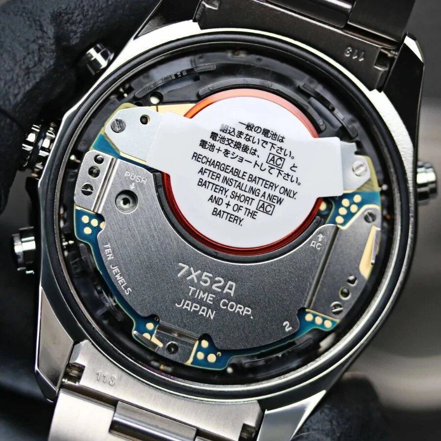 CLB2016 3,7 В для Seiko Astron 7X52 7X52A Конденсатор с оригинальным кронштейном Энергия Солнечная зарядная батарея CLB-2016