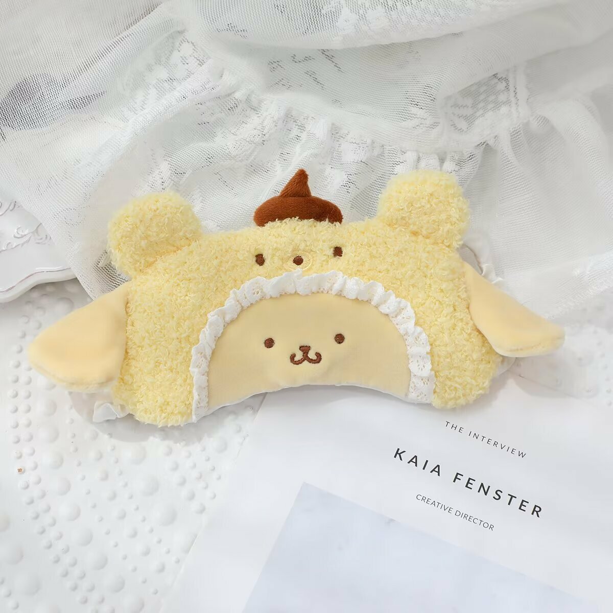 Милая мультяшная маска для сна, дорожная маска для глаз, светонепроницаемая маска для студентов и девушек, снимает усталость глаз, мягкая и дышащая защитная маска для глаз.