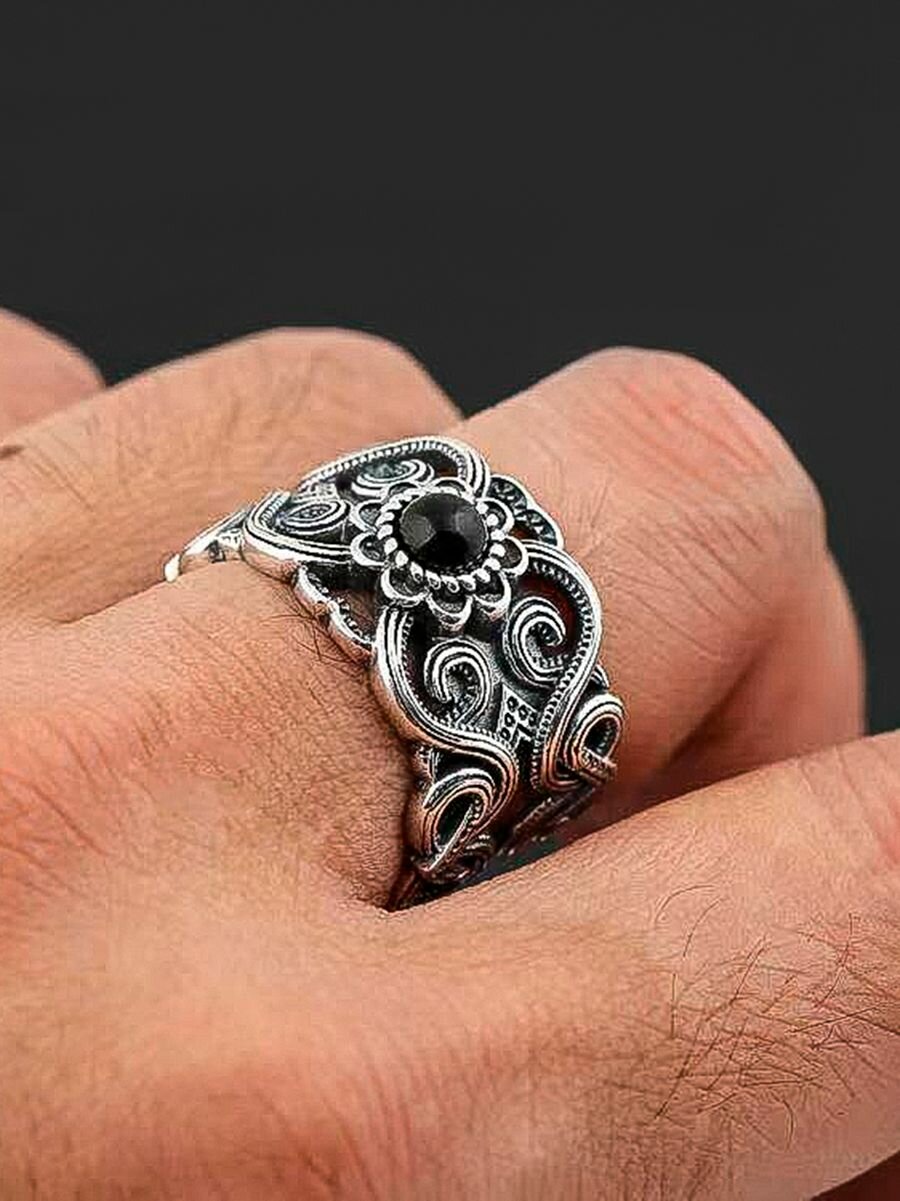 Кольцо, искусственный камень