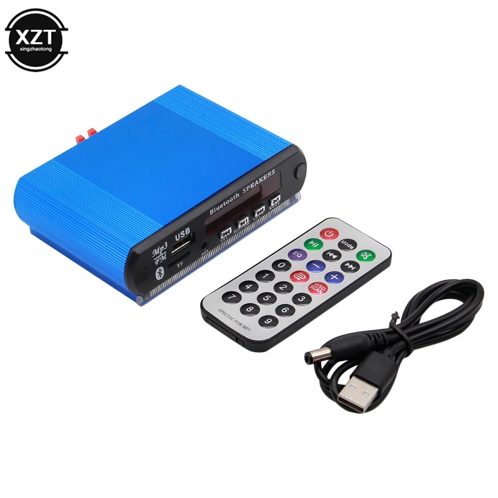 Bluetooth-плеер MP3 2*15Вт, синий — фото 1