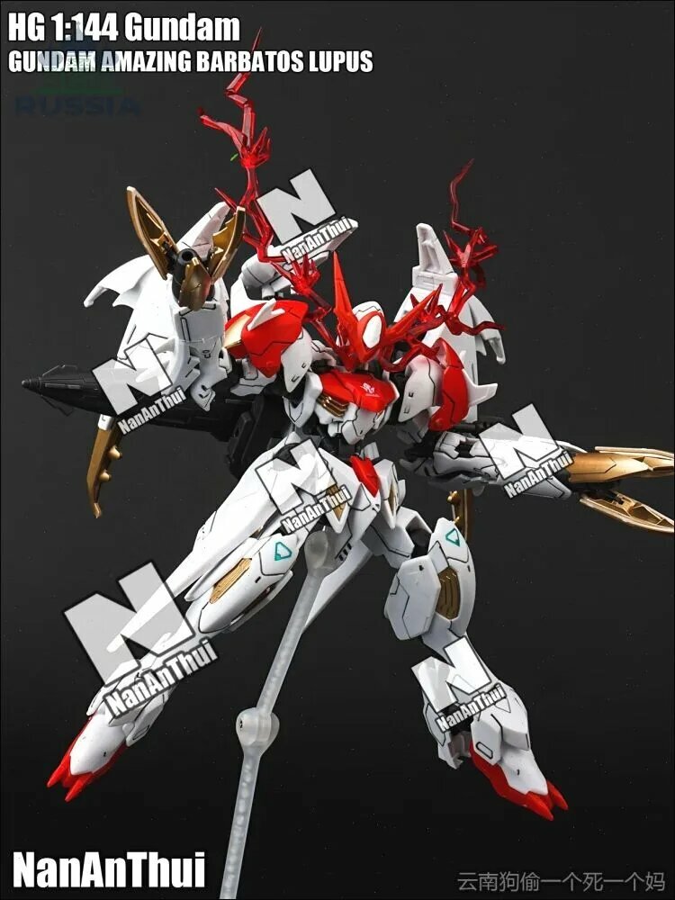 Сборная Игрушечная фигурка модель HG 1:144 GUNDAM AMAZING BARBATOS LUPUS, Высококачественная модель