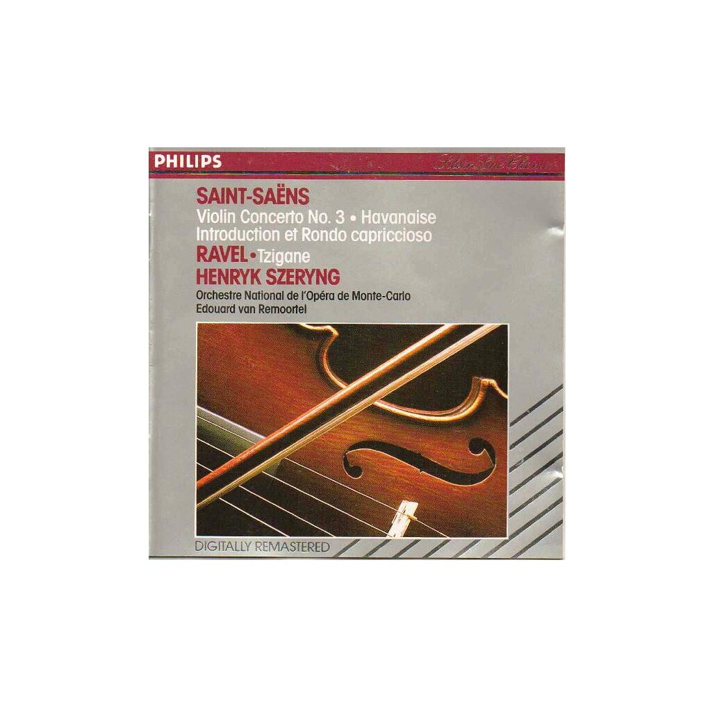 Диск Camille Saint-Saens (1835-1921) - Violinkonzert Nr.3 (1 CD)