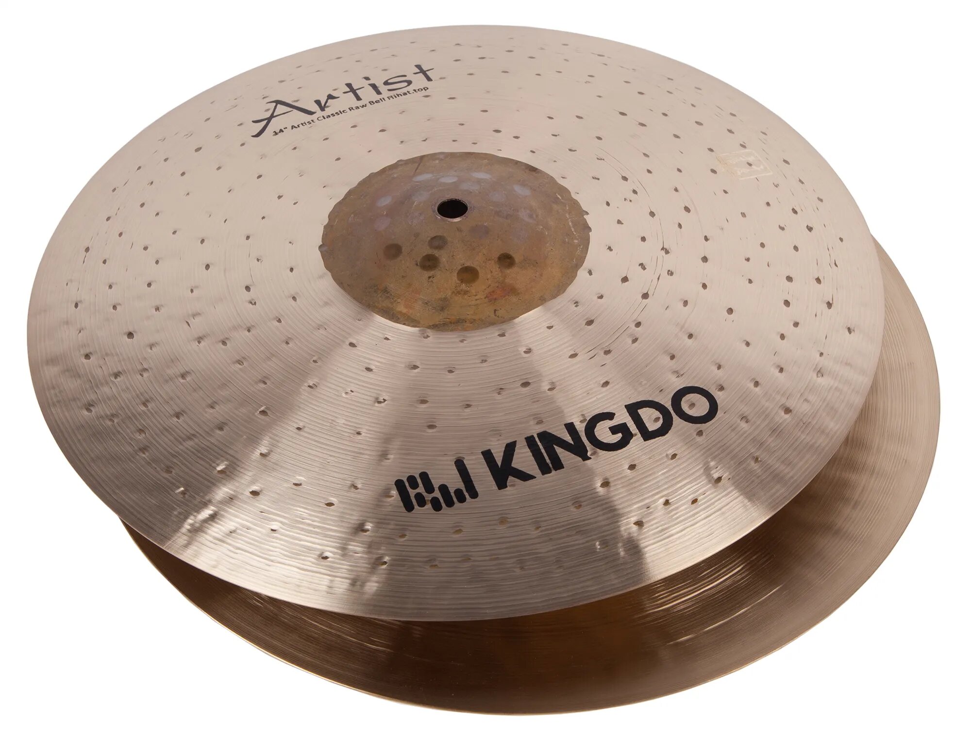 Тарелки хай-хэт KINGDO 14" CLASSIC RAW BELL HI-HAT