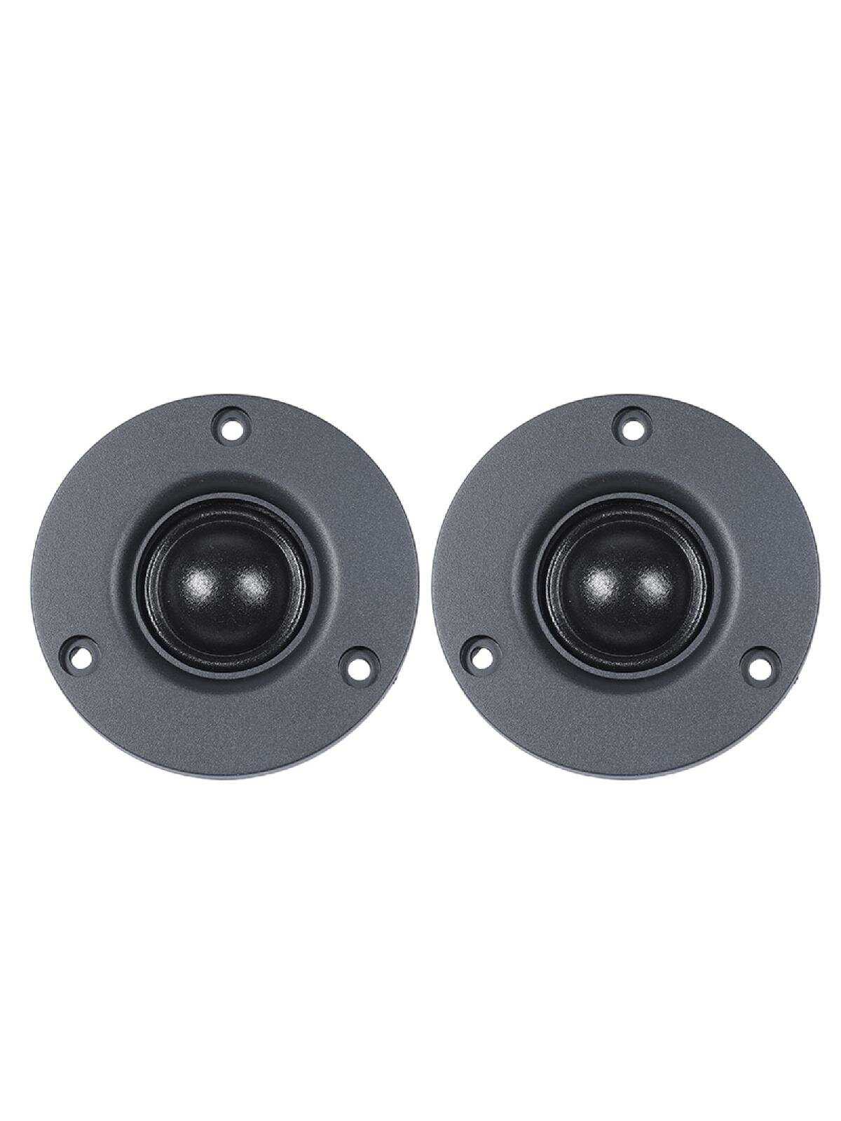 3-дюймовые динамики твитера с куполами из шелковой пленки мощностью 30 Вт и 74 мм для превосходного звучания