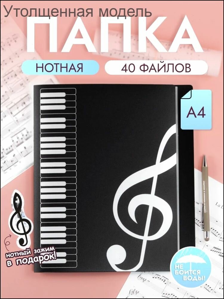 Папка с файлами A4 (21 29.7 см), 1 шт.