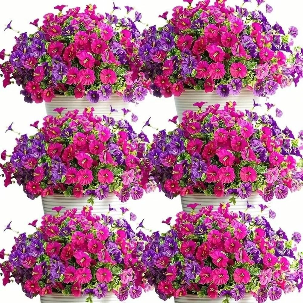 Artificial Flowers, 8 pcs