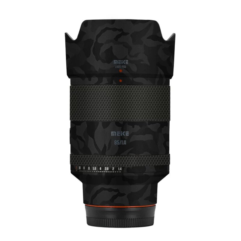 Защитная пленка для объектива Sony 85mm F1.4, цвет Shadow Camouflage Black, 3M клей