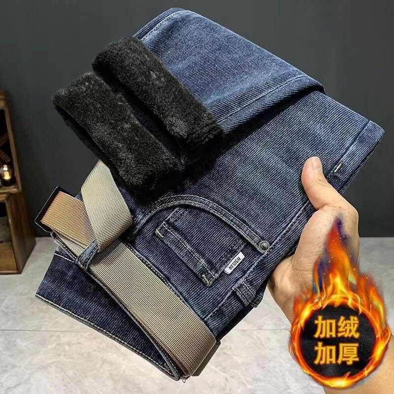 MON Мужские Джинсы Весна Новые Трендовые Винтаж Слим Стрейт Деним, Размер_31