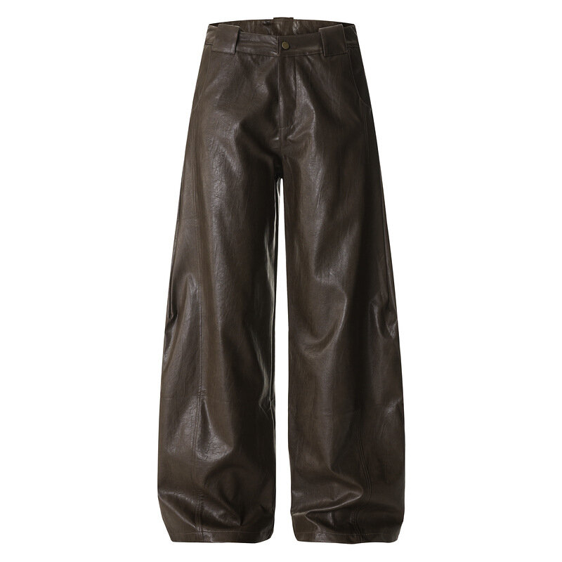 MON Мужские Брюки Американские Винтаж Плавные Весна Люксовые Свободные Деним, Размер_2XL