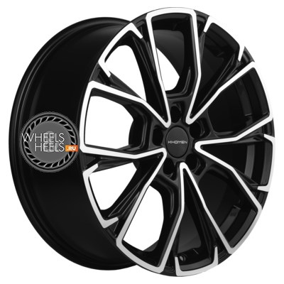 Диск автомобильный литой Khomen Wheels KHW1907 (Hyundai Tucson) 19x7.5 5x114.3 et51 dia67.1 Black-FP