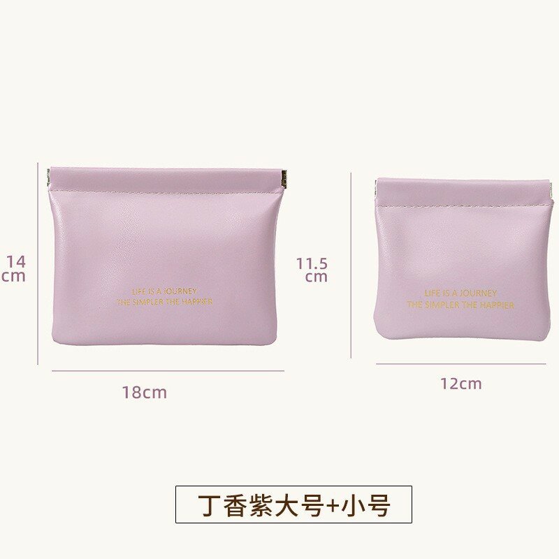 Шрапнель портативный косметичка водонепроницаемый пакет pu кожаный минималистский мини-цифровой пакет для макияжа кисти