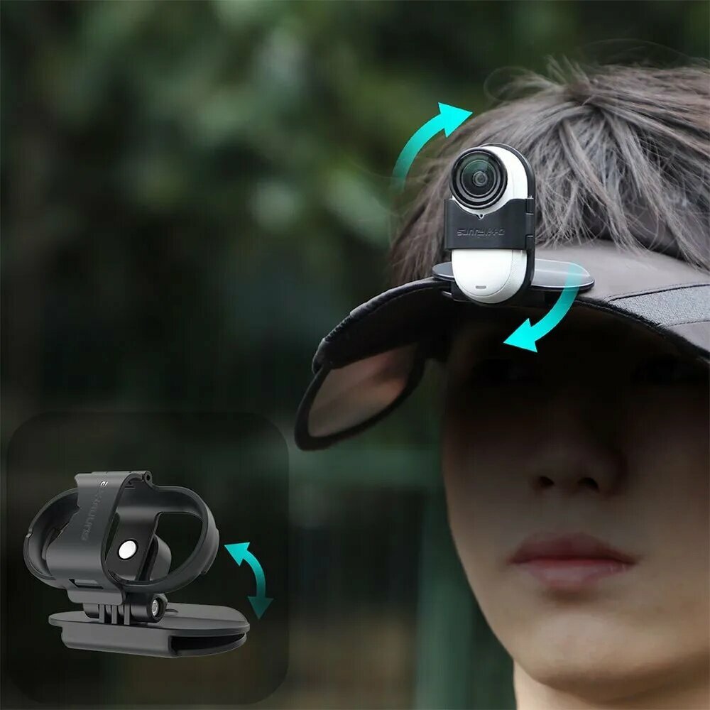 Зажим для полей, 360-градусное крепление для спортивной камеры, зажим для рюкзака для Insta360 GO 3/GO 3S
