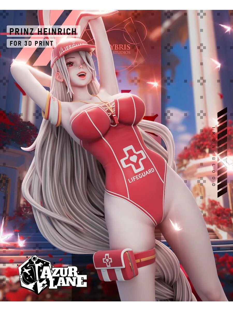 Коллекционная фигурка Prinz Heinrich - Azur Lane 20 см