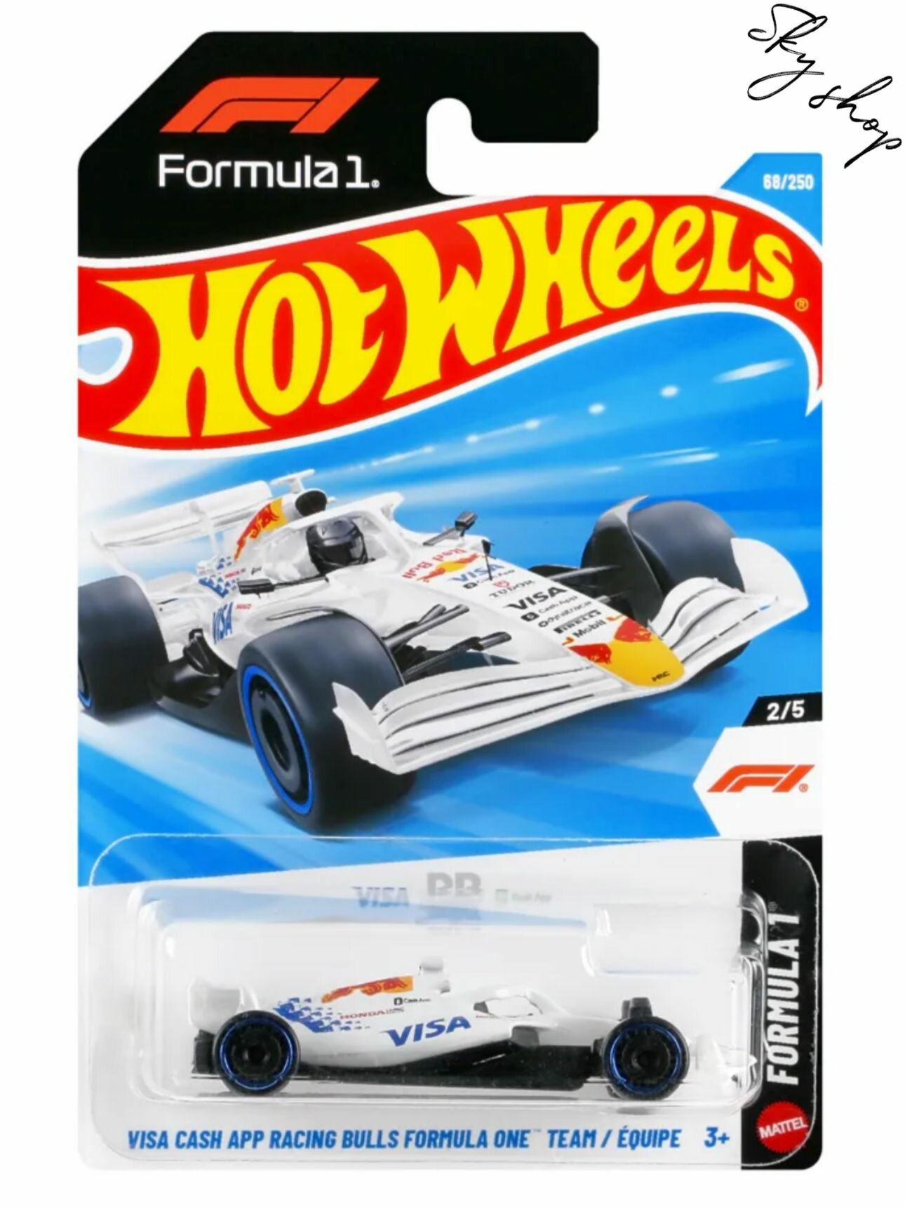 Машинка Hot Wheels formula 1 Racing Bulls формула 1