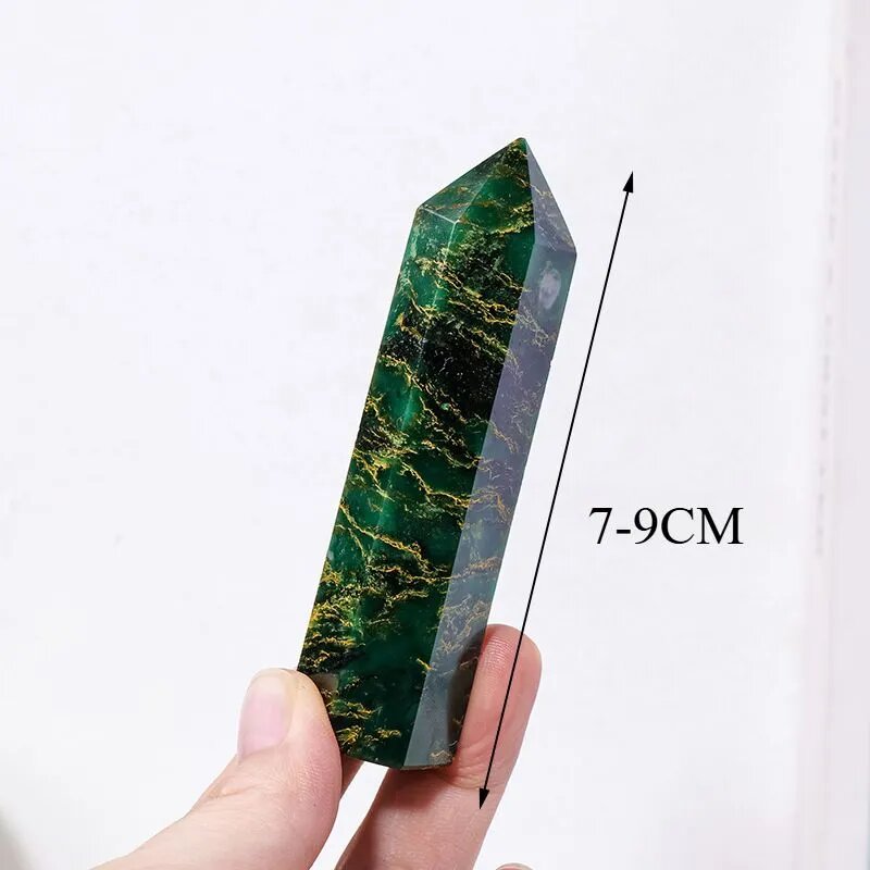 Натуральный изумруд Колумбия, шестигранная призма с терминацией 7-9 см, 150-300 гр, редкий кристалл берилла для коллекции