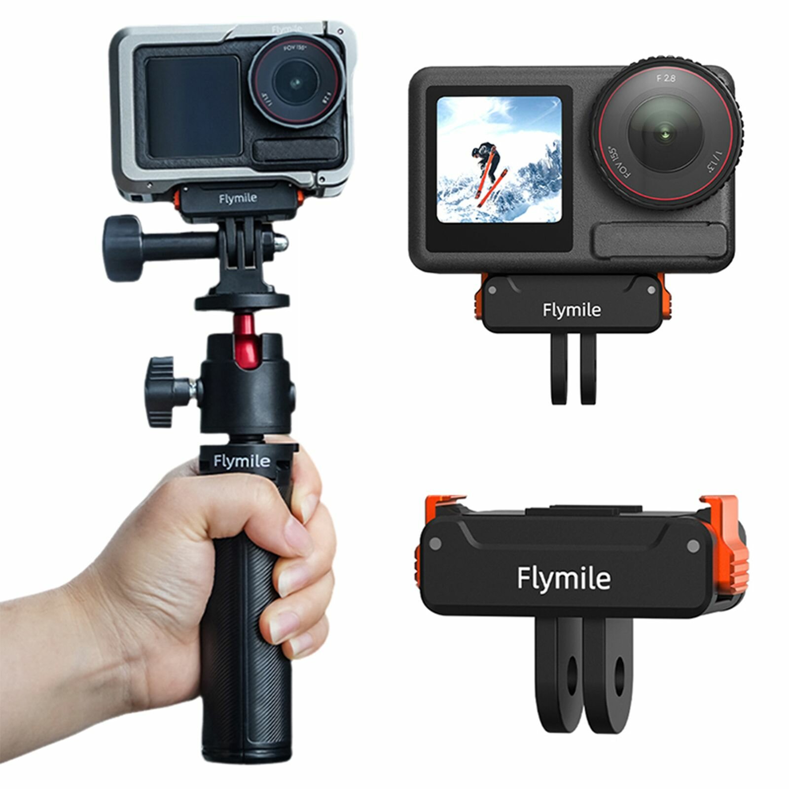 Быстросъёмный крепёж для Osmo Action 5, с усиленным захватом