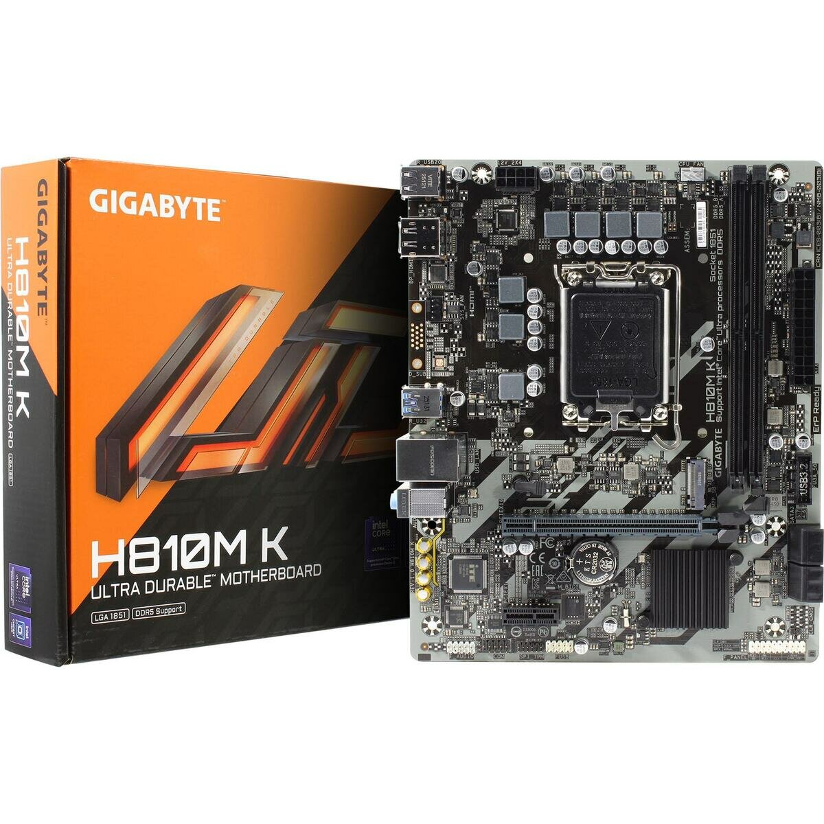 GIGABYTE H810M K (RTL) LGA1851 PCI-E HDMI+DP GbLAN SATA MicroATX 2DDR5