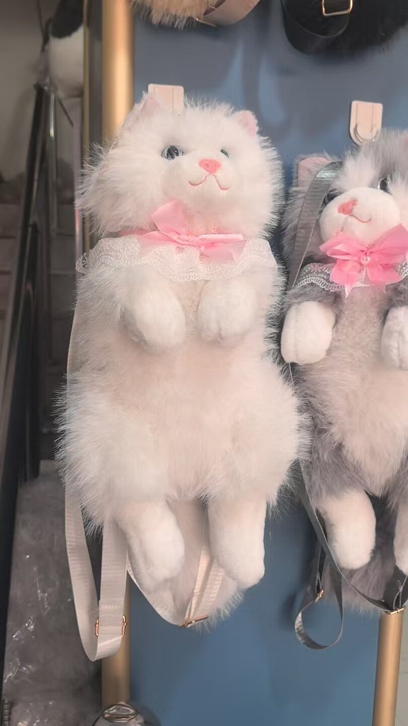 Игрушечная плюшевая кукла кошки-рэгдолл с музыкой, котенок с нагрудником, подарок для детей, интерактивная игрушка для родителей и детей