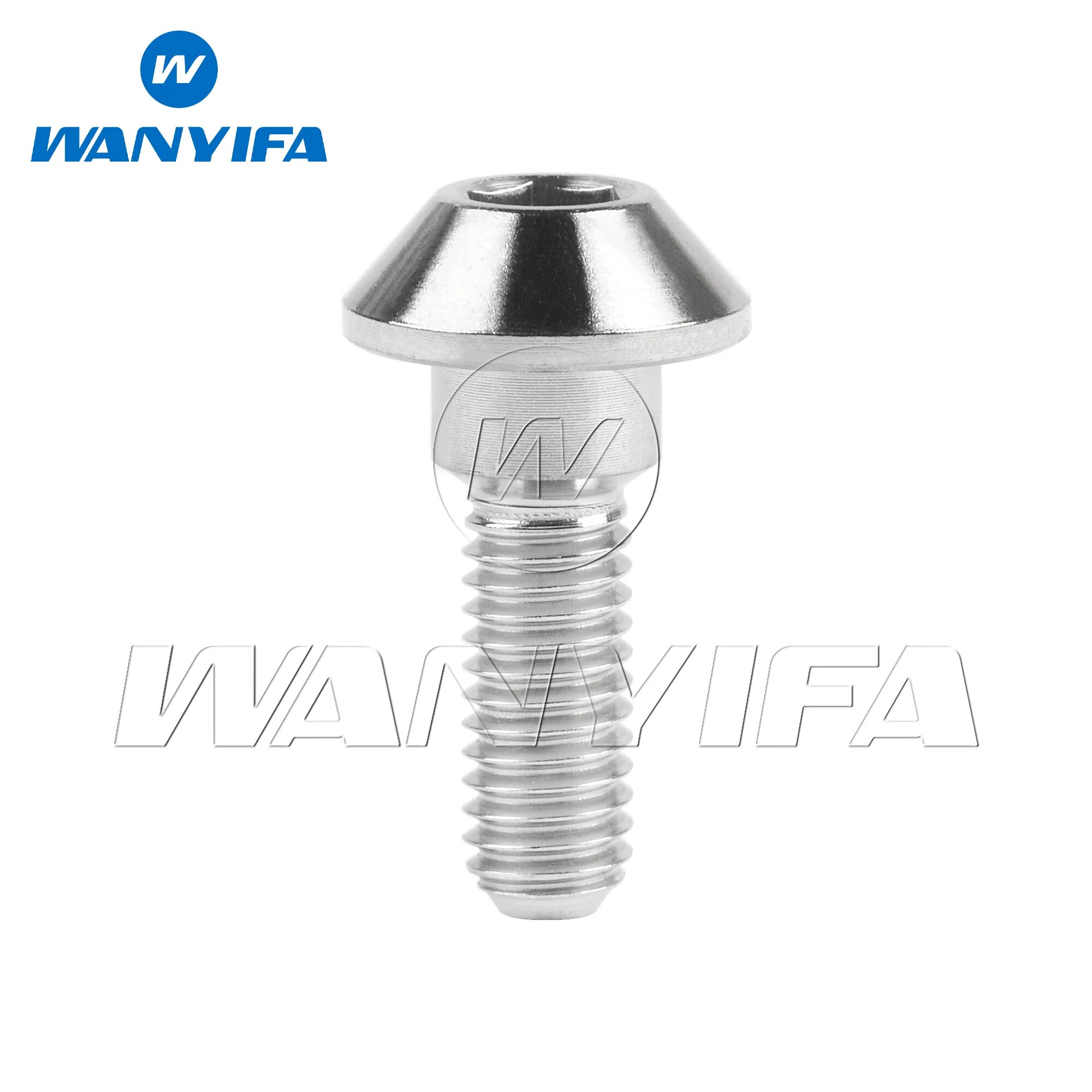 Титановый болт Wanyifa M6x20, 25 мм, конический шариковый винт с шестигранной головкой, винт дискового тормоза мотоцикла для Yamaha