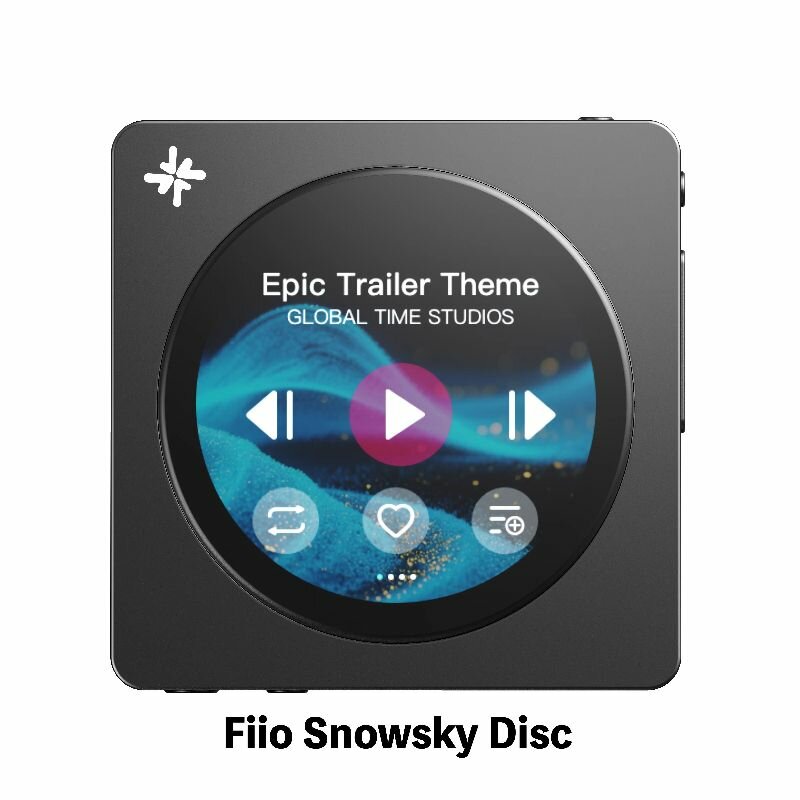 Fiio Snowsky Disc Портативный музыкальный проигрыватель2t TF Hi-Res HIFI Качество звука MP3-плеер Bluetooth5.4 WiFi USB аудио Поддержка SPDIF