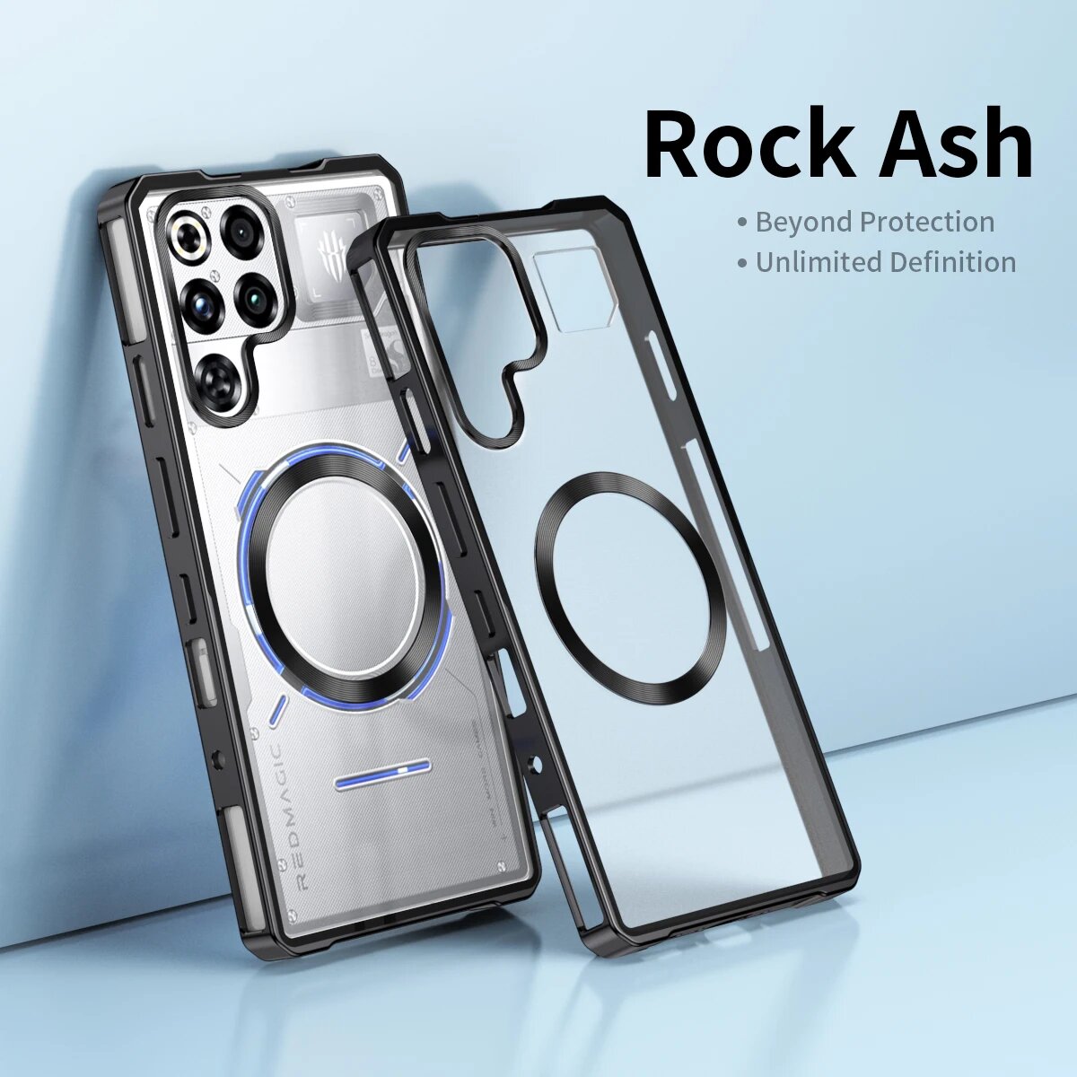 Матовый чехол на заднюю панель с пуш-пуском для ZTE Nubia RedMagic 11 10 Air 9 Pro + 10 9 Pro Plus Mag-safe, противоударный чехол с магнитной броней