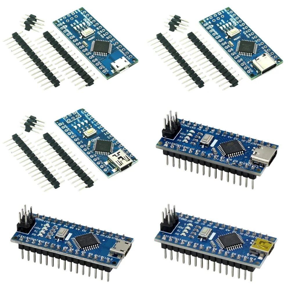 Arduino Nano V3.0, Цвет: MICRO USB — фото 1