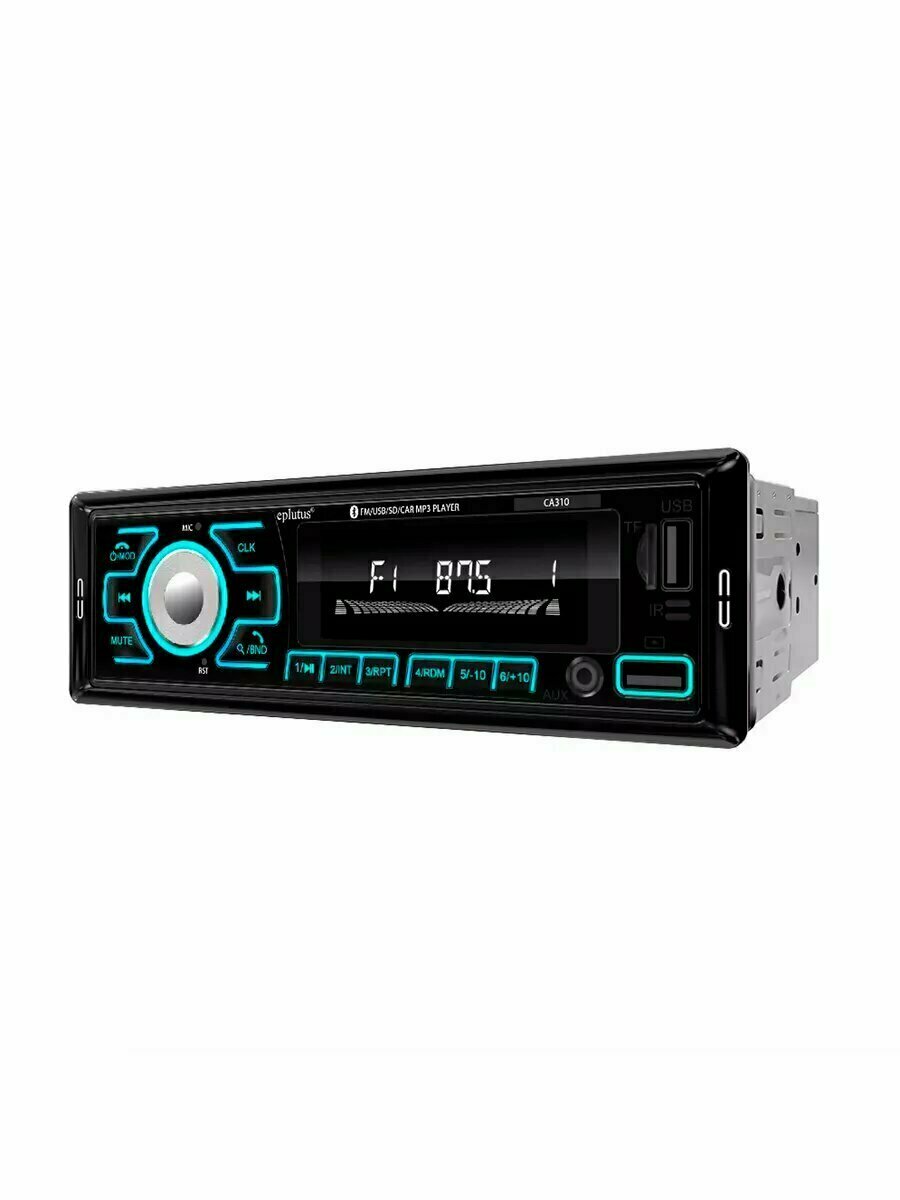 Магнитола Eplutus CA310 1 DIN с Bluetooth, Автомагнитола