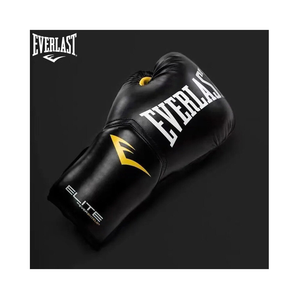 Боксерские перчатки тренировочные Everlast Elite ProStyle - Черный (10 oz)