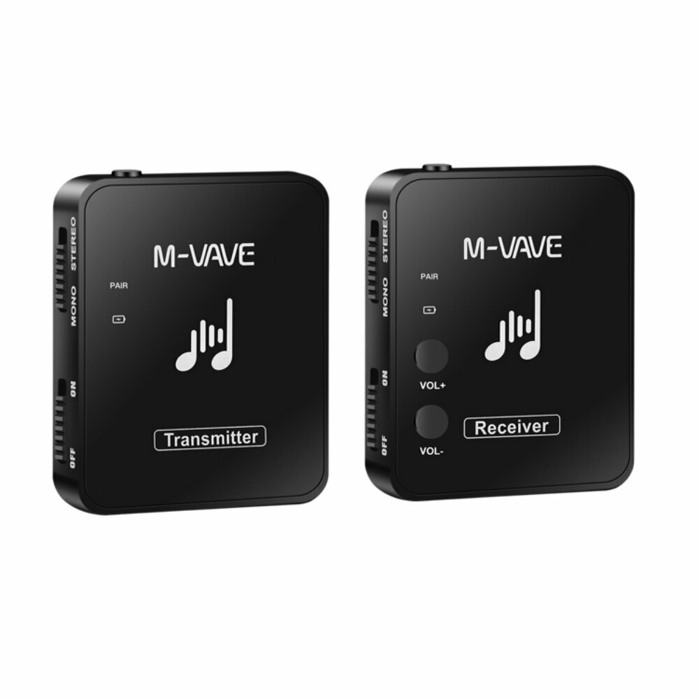 M-VAVE WP-10 - беспроводная радиосистема ушного мониторинга, портативная, для сцены и студии, компактная