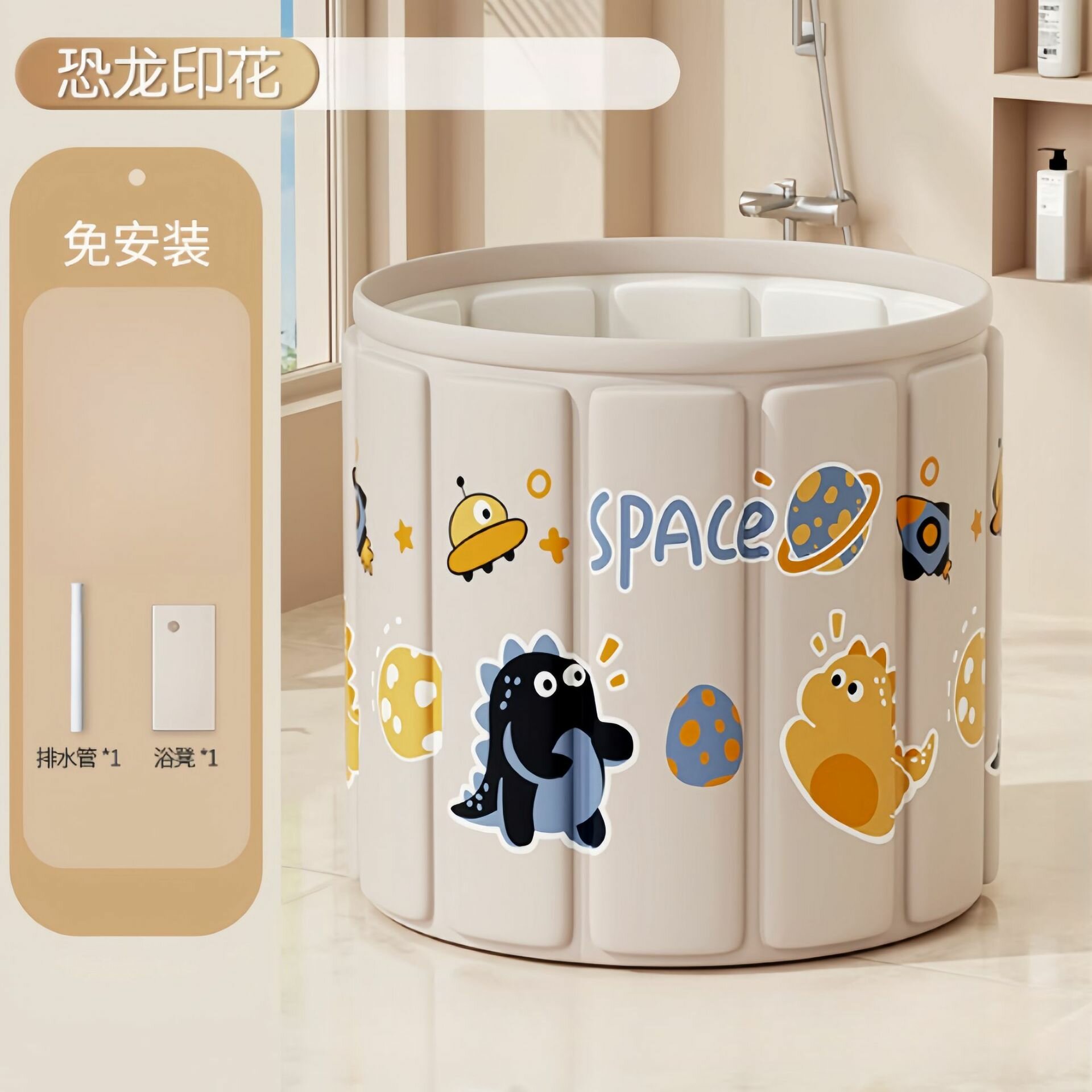 Ведро для купания младенцев 0, детское ведро для купания, ведро для плавания младенцев, складное, теплое, 3 взрослых ванны для домашнего использования, можно сидеть, увеличенное